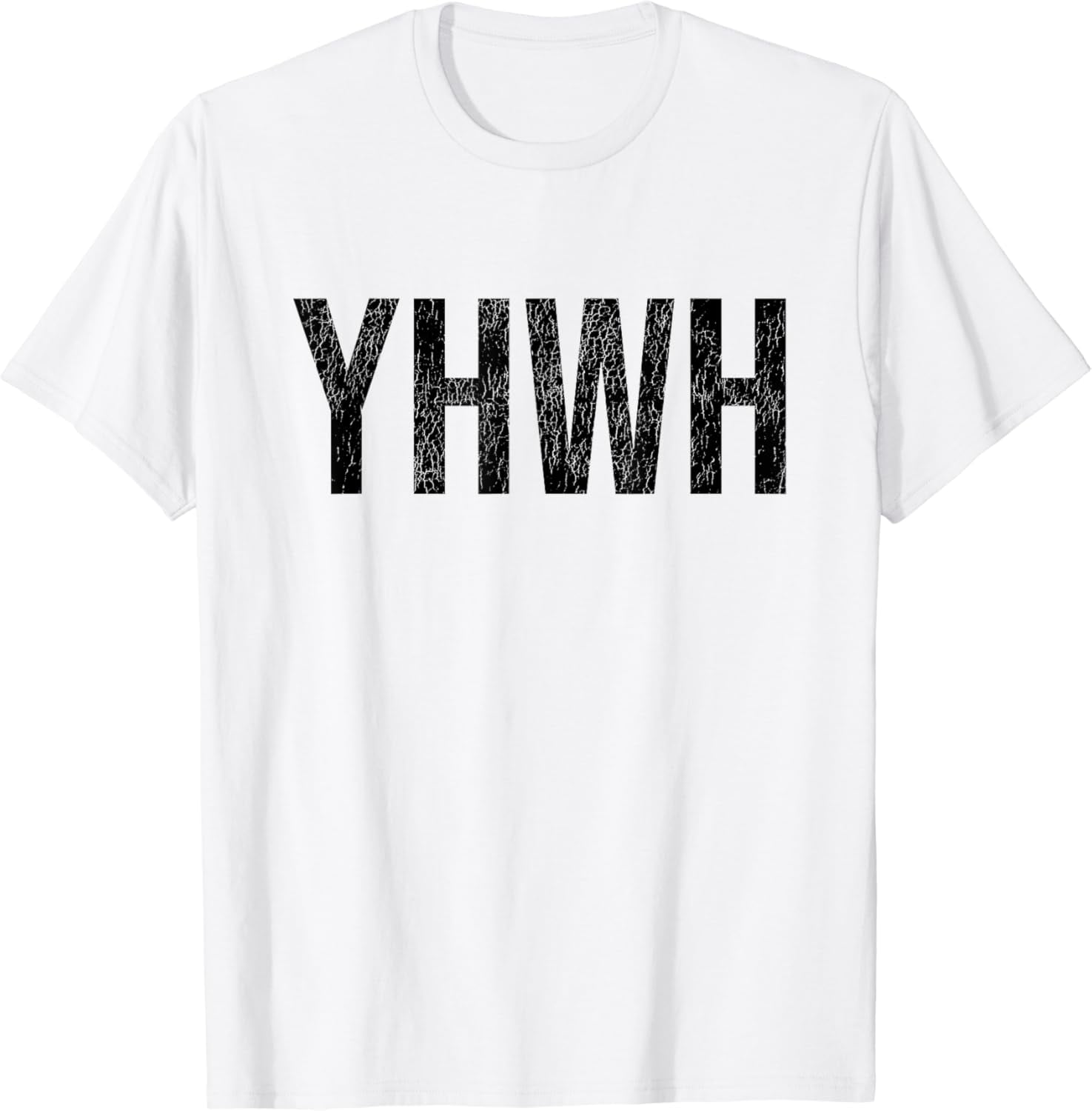 YHWH in Hebrew Meaning God Yahweh Tetragrammaton Faith Based T-Shirt ...