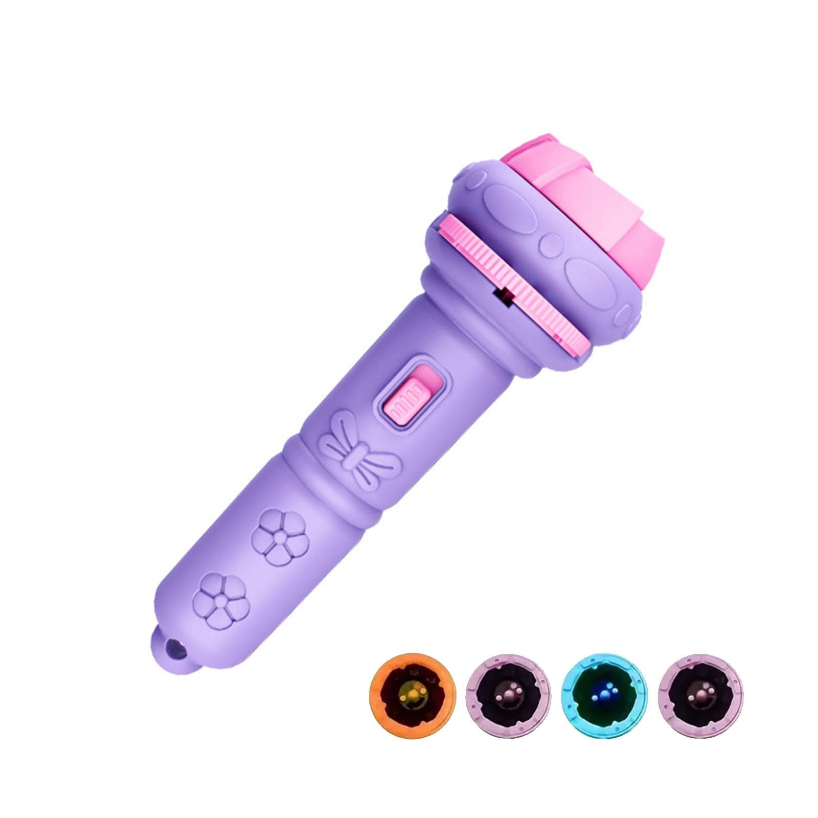 YHWJZYF Children Projector Flashlight Glowing Toy 32 Pattern Slides and ...