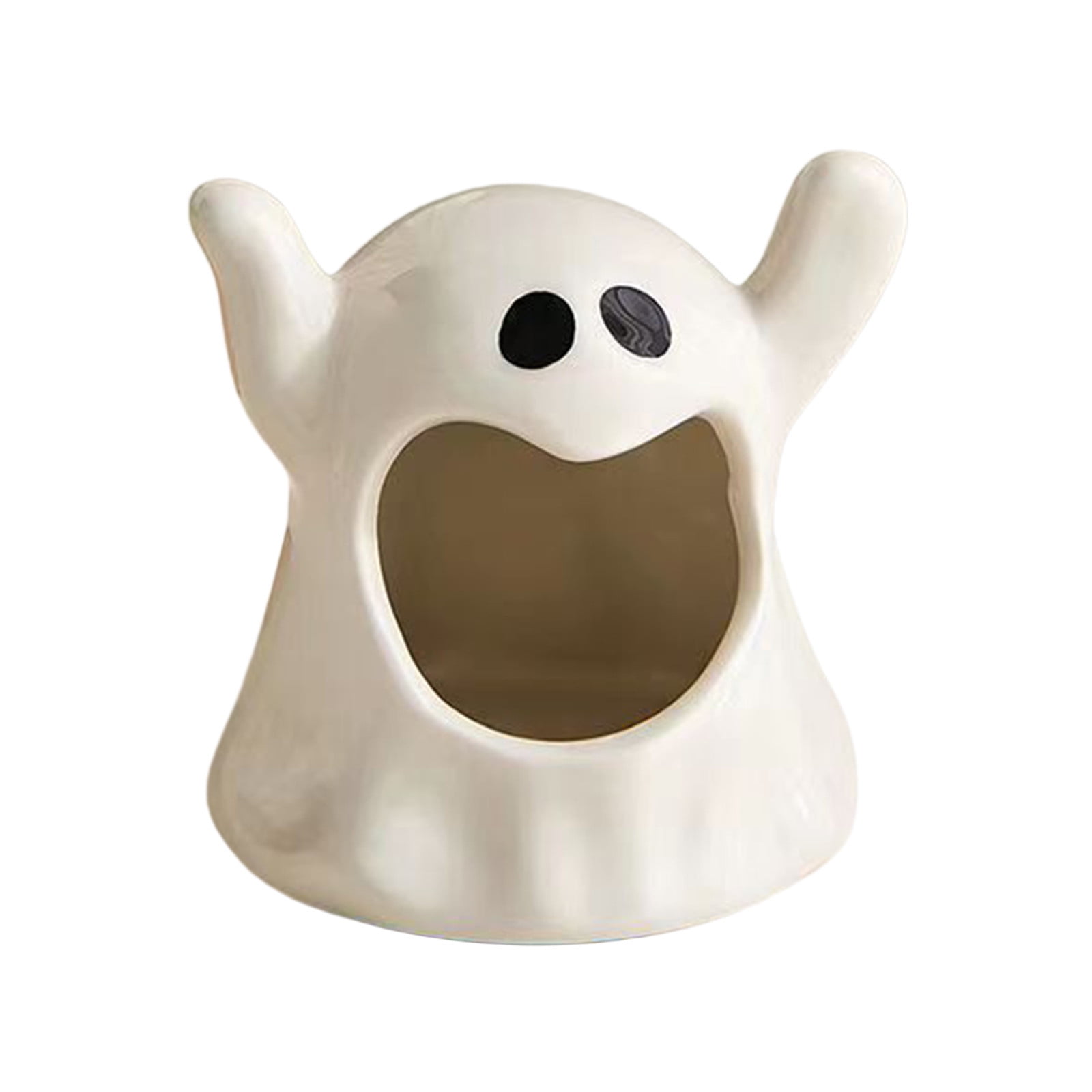 YHWJZYF Halloween Ghost Candlestick Pottery Halloween Ghost Candlestick ...