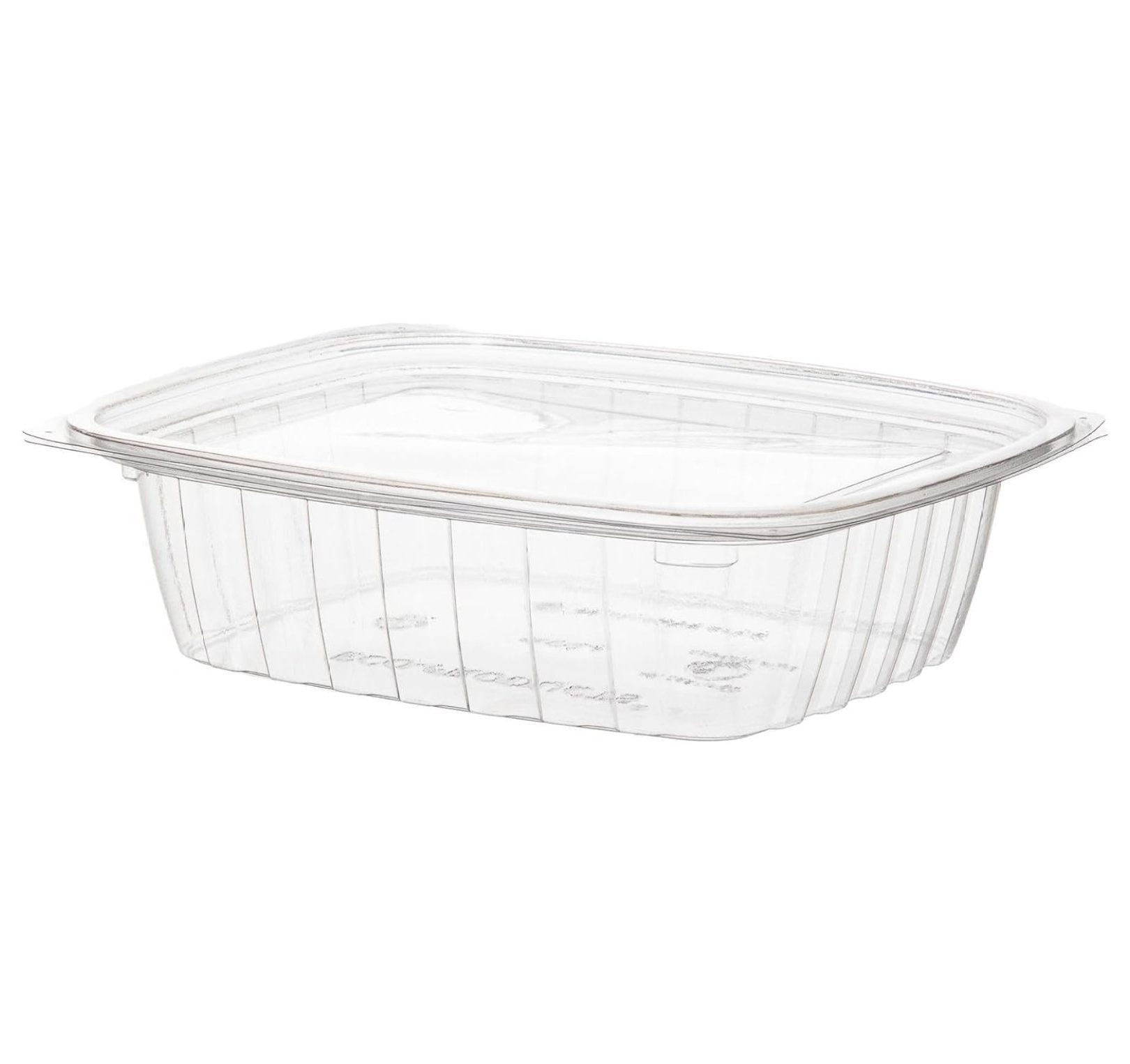 YIDOADFEAP Compostable 24oz Clear Rectangular Deli Containers With Lids ...