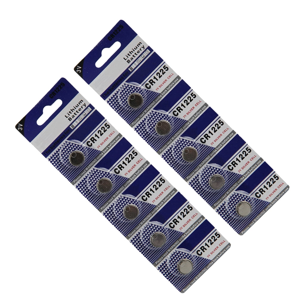 YIEMEEN 10pc/5pc Button Battery CR1225 3V Lithium Battery for Watches ...
