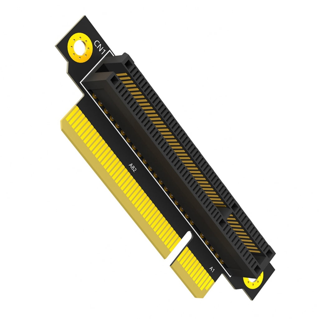 YIEMEEN 20mm PCIE X8 Risers Card 90 Degree Adapters Card PCIE Extenders ...