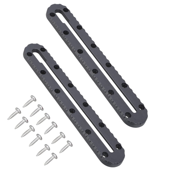 YIEMEEN 2Pcs Low Profile Track Fishing Rod Holder Mounting Base Rack ...
