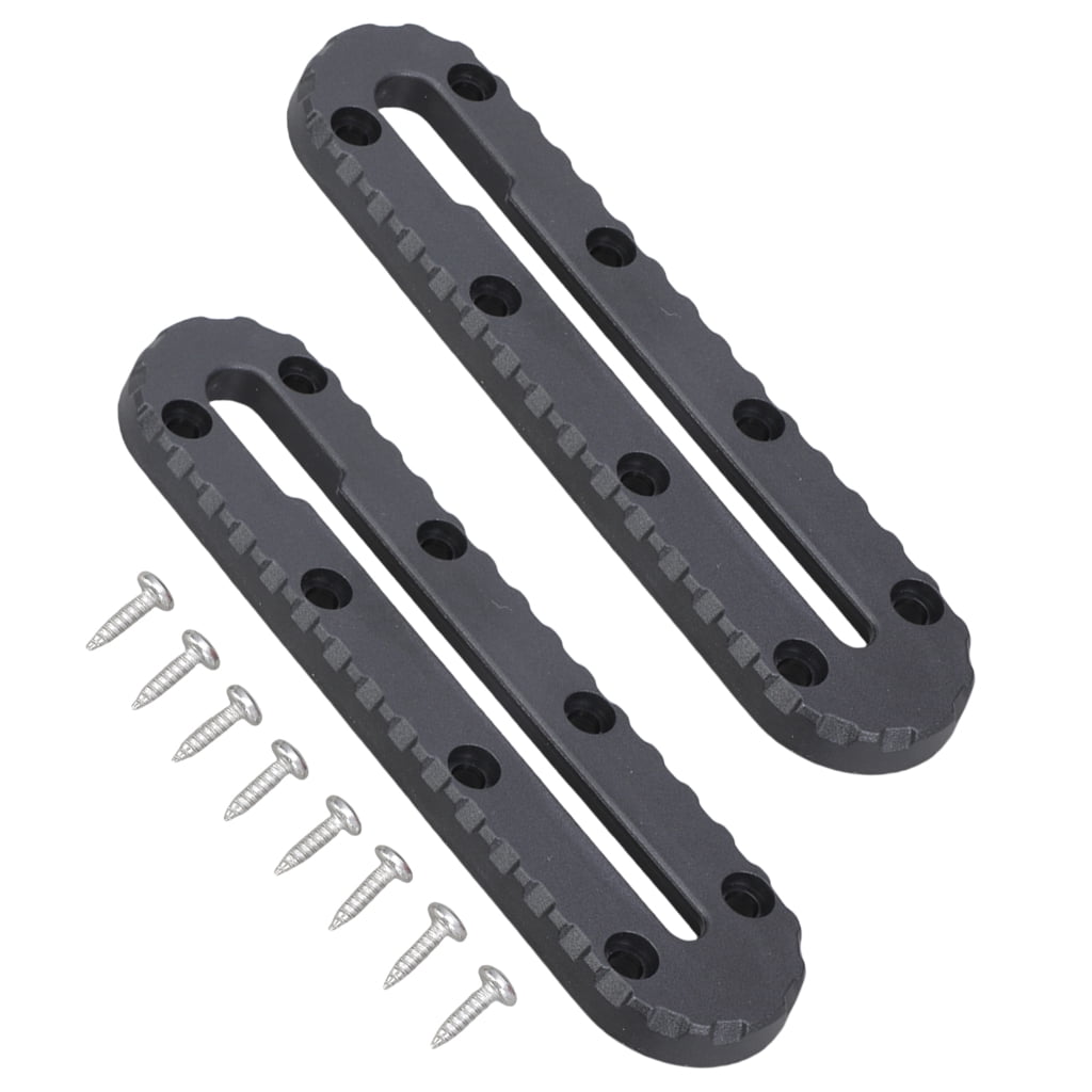 YIEMEEN 2Pcs Low Profile Track Fishing Rod Holder Mounting Base Rack ...