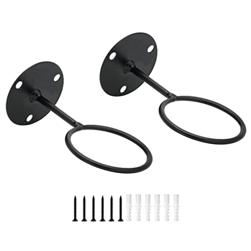 YIEMEEN 2pcs Wall Mount Ball Storage Rack for Basketball Football ...