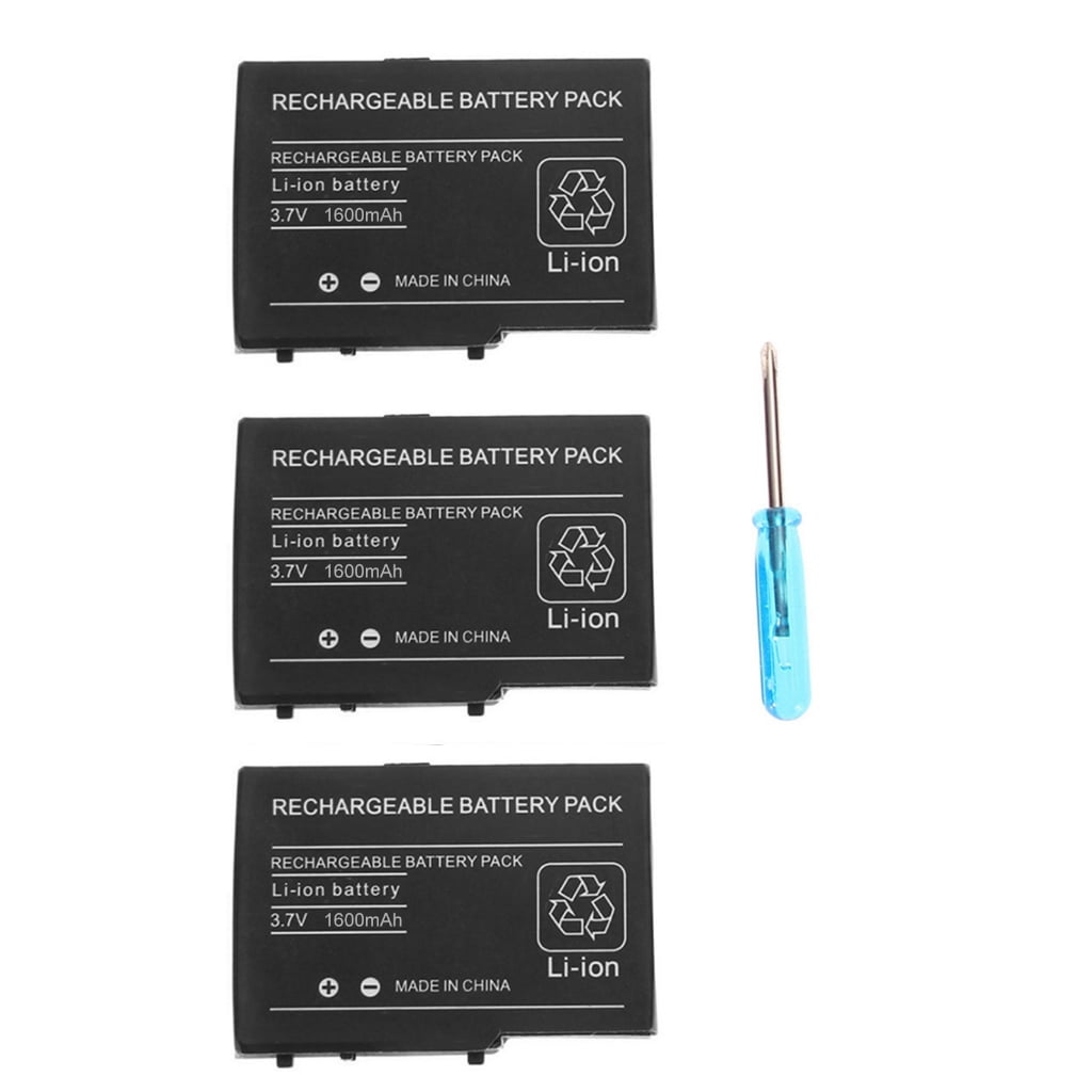 YIEMEEN 3.7V Rechargeable Lithium Battery + Screwdriver Battery for DS ...