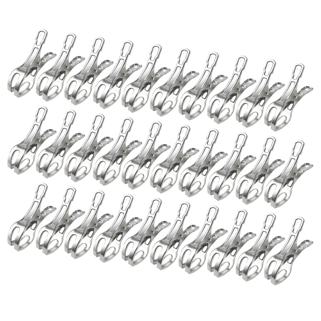YIEMEEN 30Pcs Stainlesses Steel Pool Cover Clip Windproof Clamps for ...