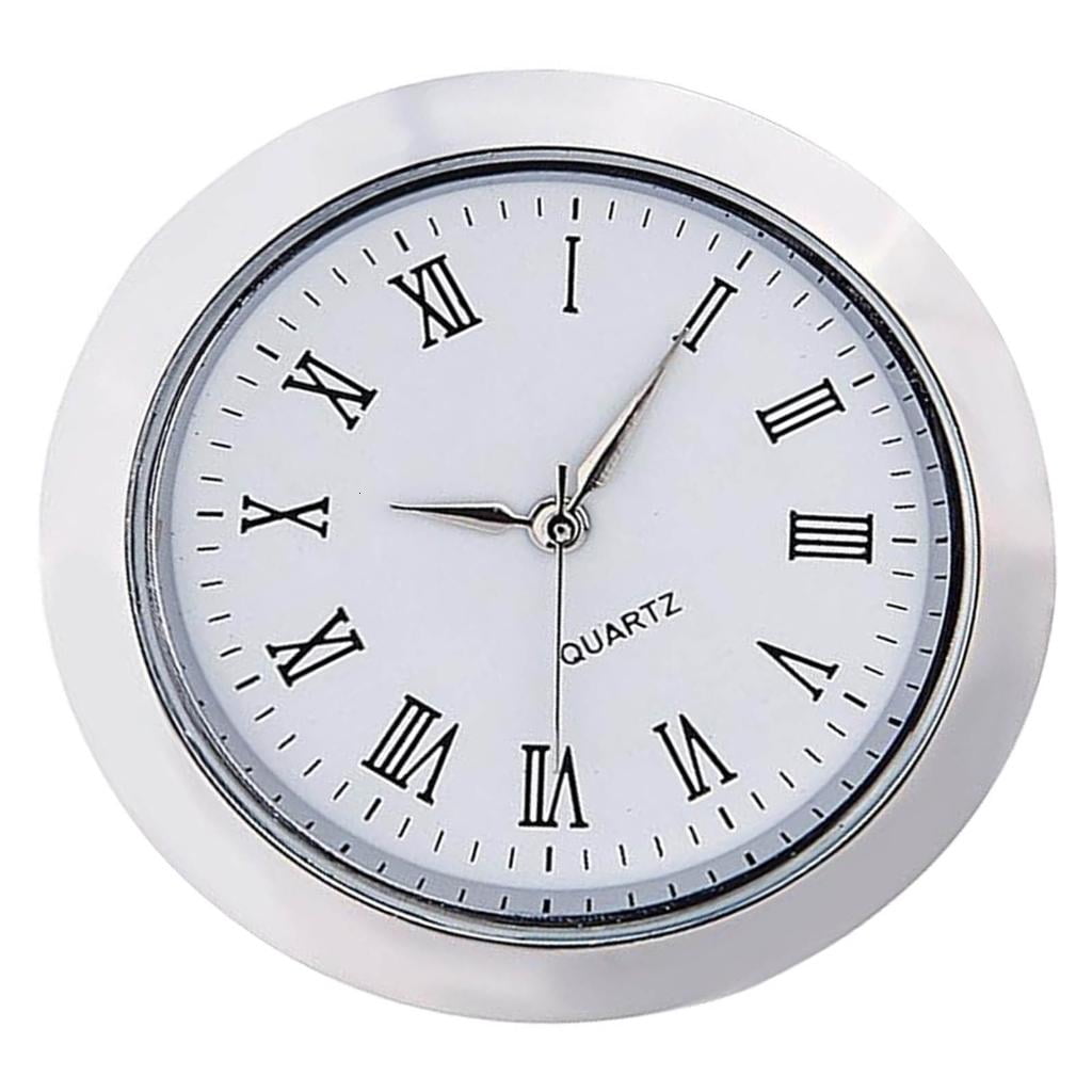 YIEMEEN 36mm Quartzs Clocks Insert, Craft Clock Movement Round Clock ...