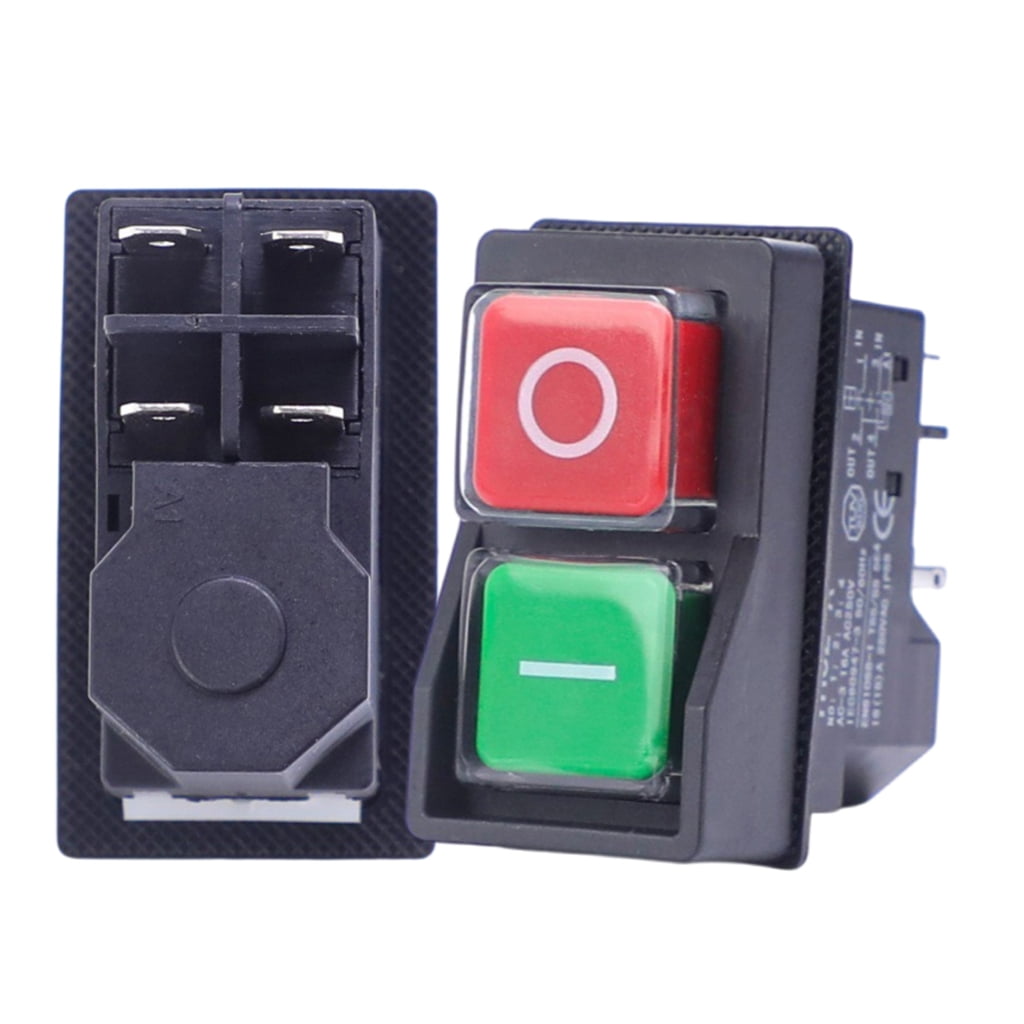 YIEMEEN 4/5Pin Electromagnetic Push Button Switches Starter Machine ...