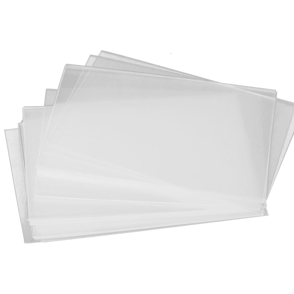 YIEMEEN 50pcs Transparent CPP Card Film 3 Inch Album Binder Cards Cover ...
