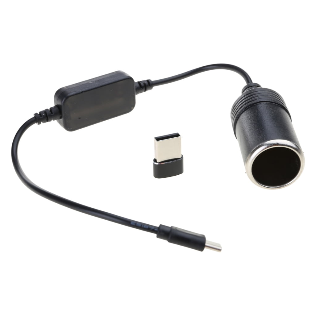 YIEMEEN 5V USB C to 12V Power Converter Cord Boost Cable for 10W Car ...
