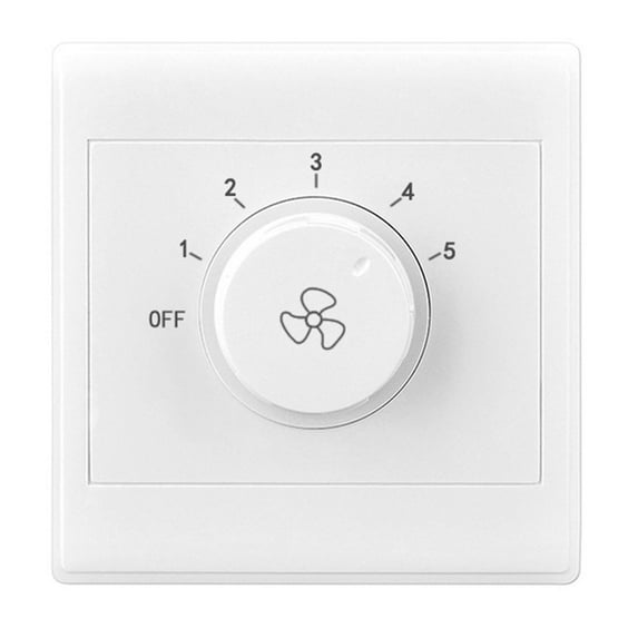 YIEMEEN Adjustable 5 Speed Ceiling Fan Wall Control Switching ...