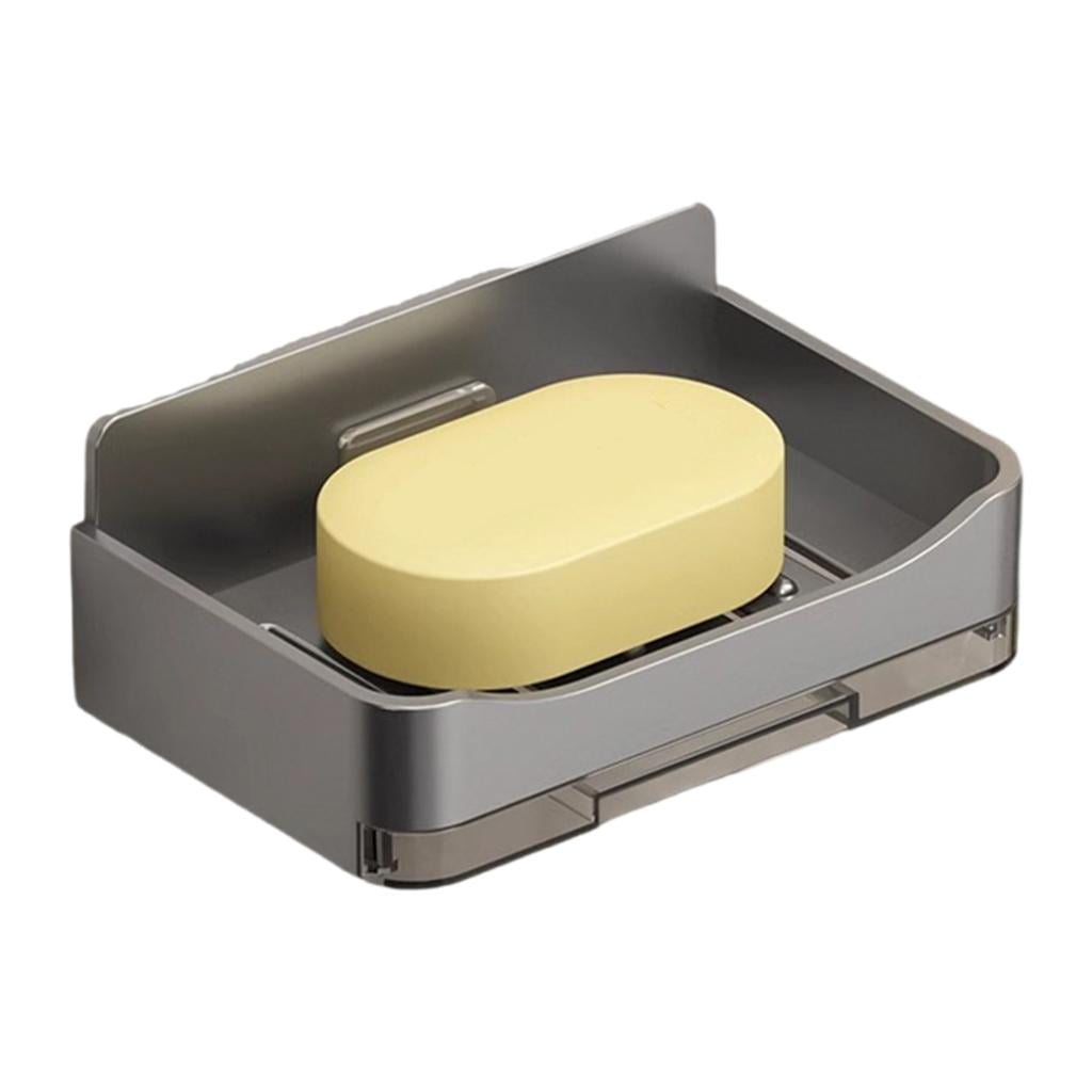 YIEMEEN Bathroom Soap Dispenser Practical Plastic Drain Tray For Sink ...