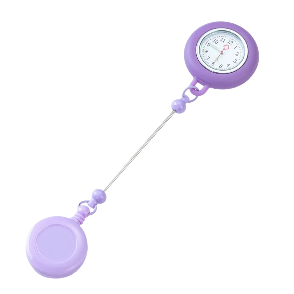 YIEMEEN Beadable Badge Reels with Nurse Watch Retractable Badge Holder ...
