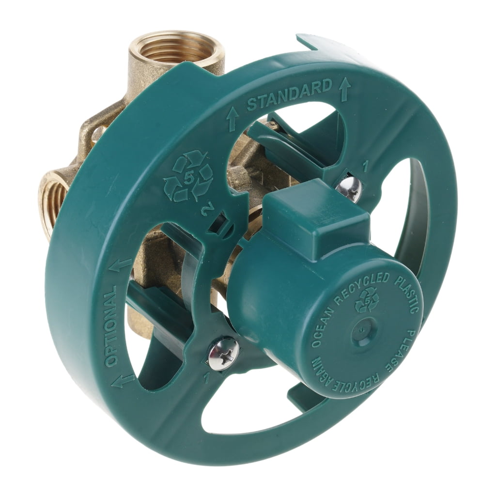 YIEMEEN Brass Pressure Balanced Shower Valves Four Way Circulation ...