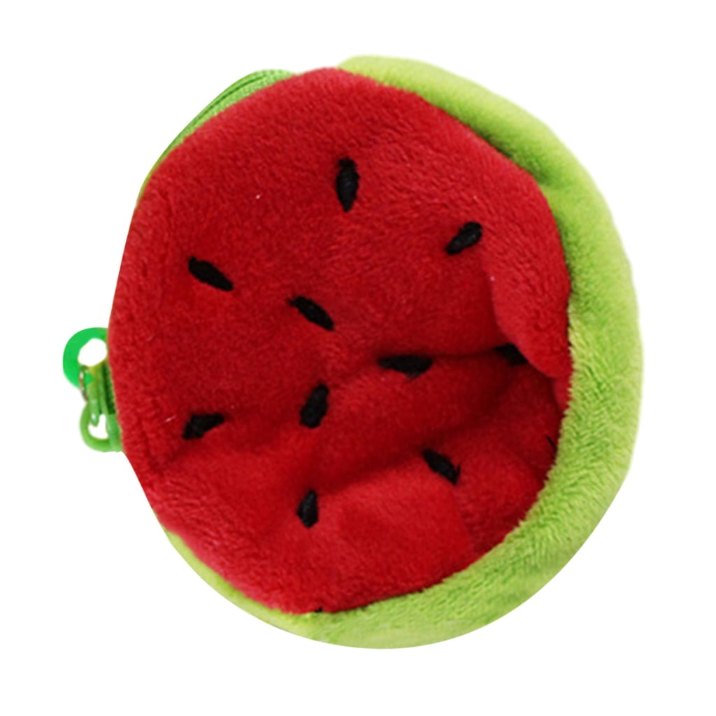 YIEMEEN Cartoon Fruit Coin Pouch Bag Key Holder Clutch Bag Headphones ...