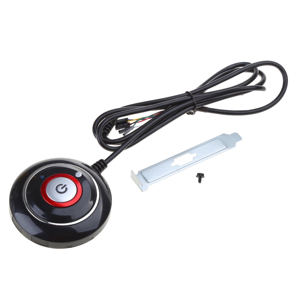 YIEMEEN Chassis Switch Host Metal Button, Computer Host Switch Cable PC ...