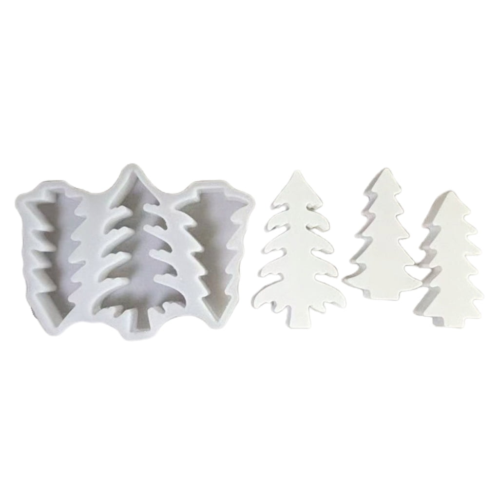 YIEMEEN Christmas Tree Silicone Mold Xmases Tree Epoxy Casting Mold ...