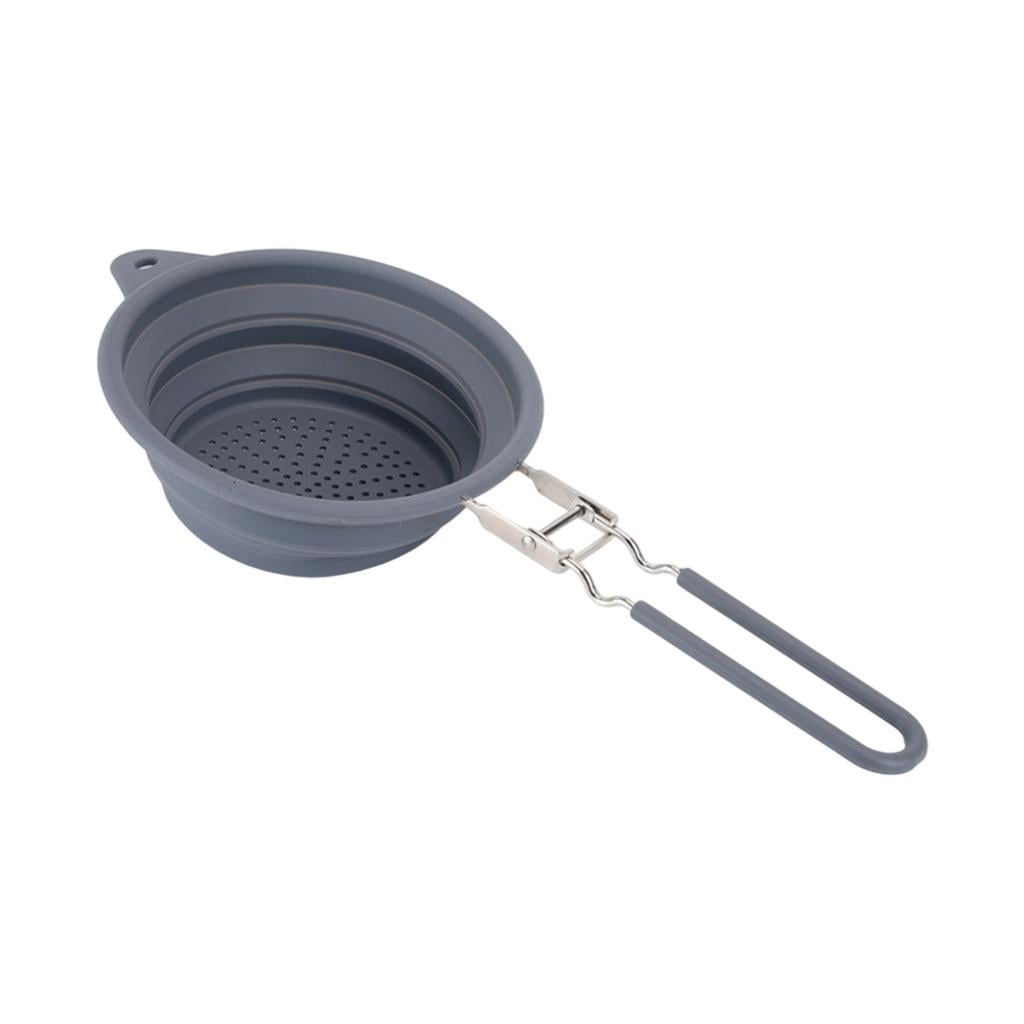YIEMEEN Collapsibles Colander,Silicone Colander Strainer Foldable ...