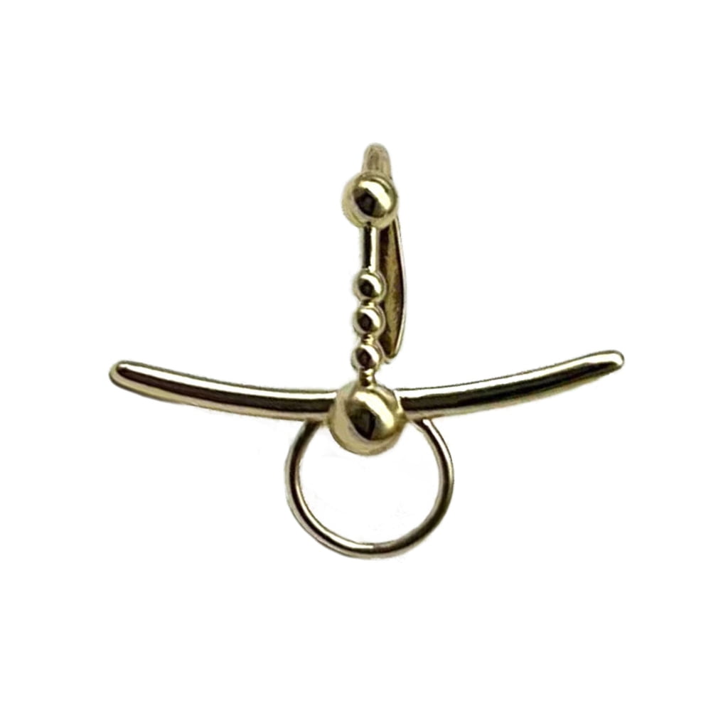 YIEMEEN Copper Fake Lip Ring Septum Piercing Clip on Mouth Non Piercing ...