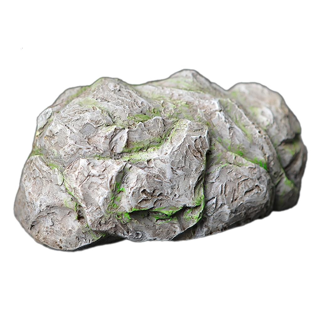 YIEMEEN Creative Stone Key Storage Box Realistic Fake Stone Key Hider ...
