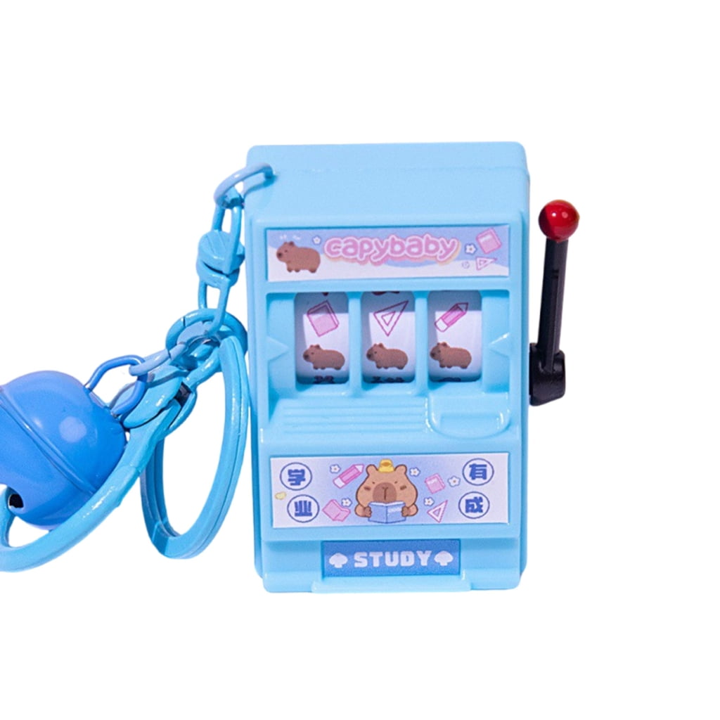 YIEMEEN Cute Capybara Fruit Machine Key Holder Charming Capybara Fruit ...