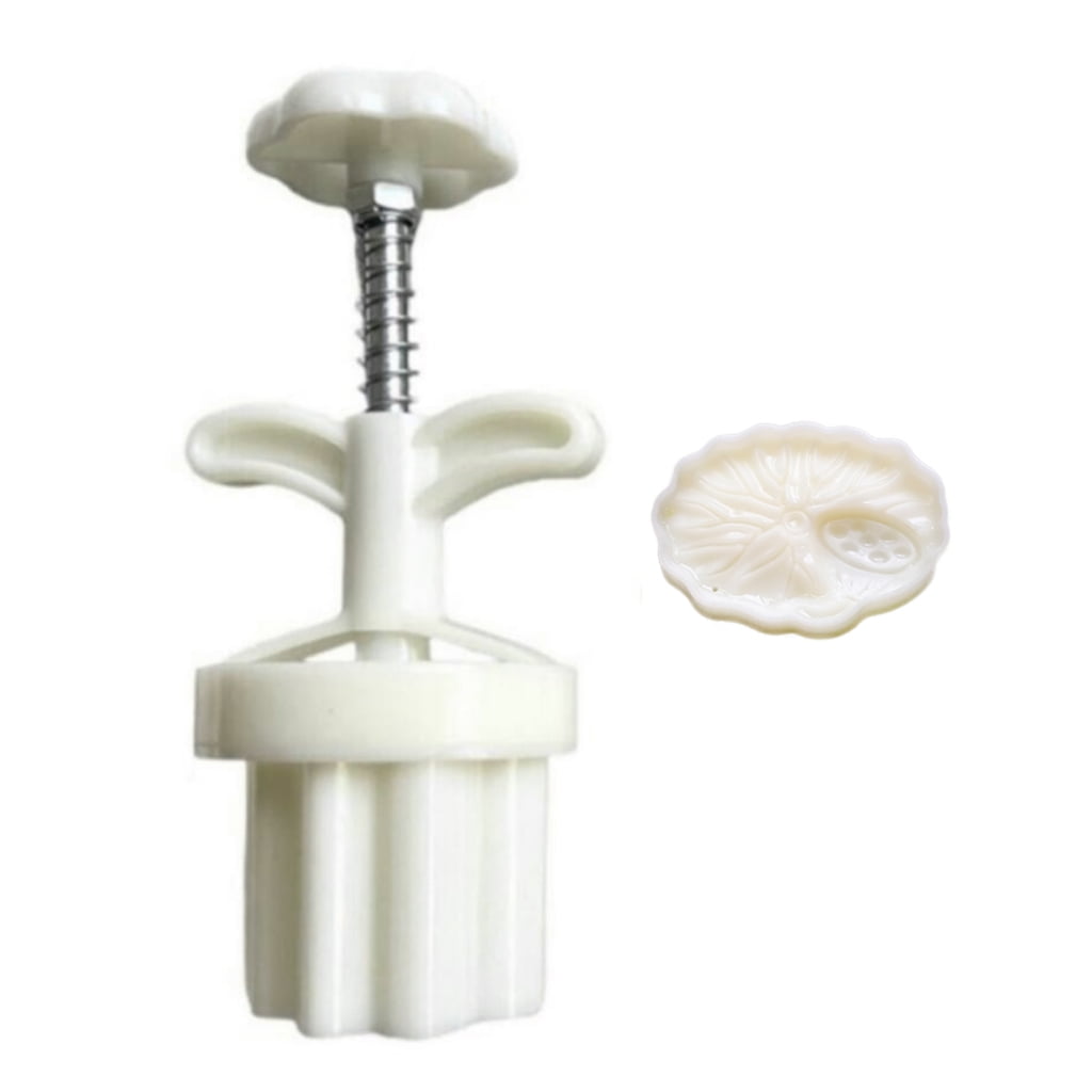 YIEMEEN DIY Mooncake Molds Lotus Leaf Shaped Mooncake Cutters Pastry ...