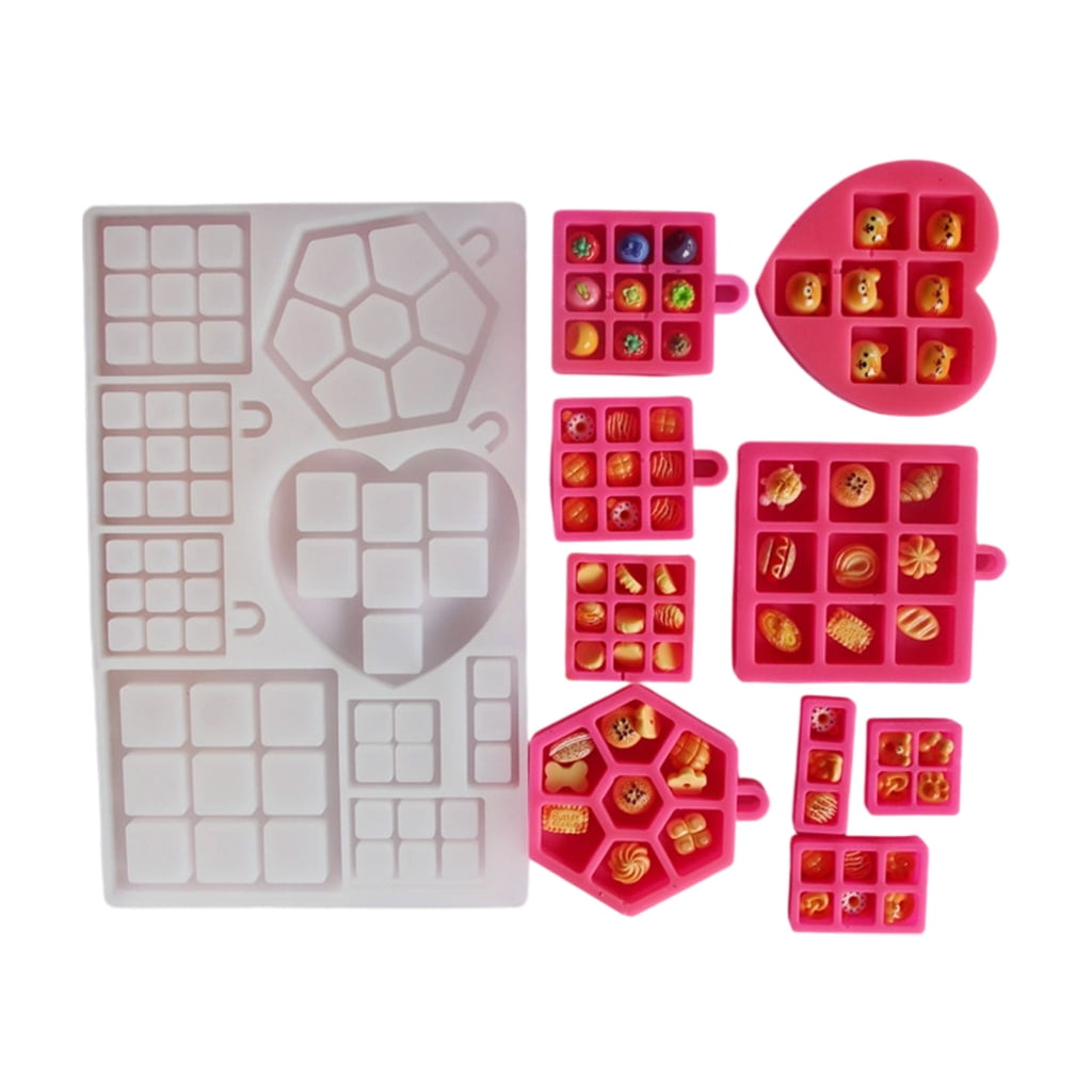 YIEMEEN Detailed Miniature Silicone Mold For Resin Art Projects ...