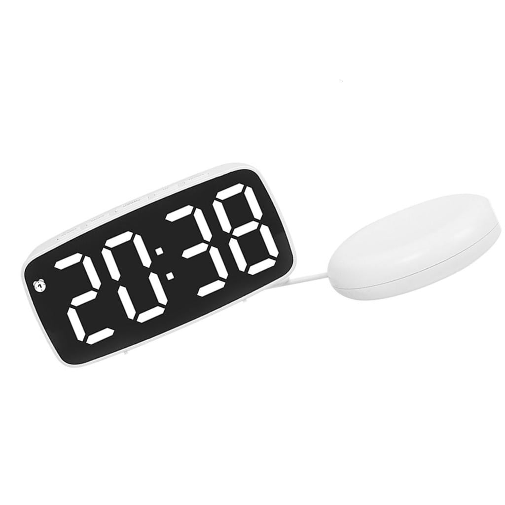 YIEMEEN Digital Clock LED Display Adjustment Brightness Bedroom Clock ...