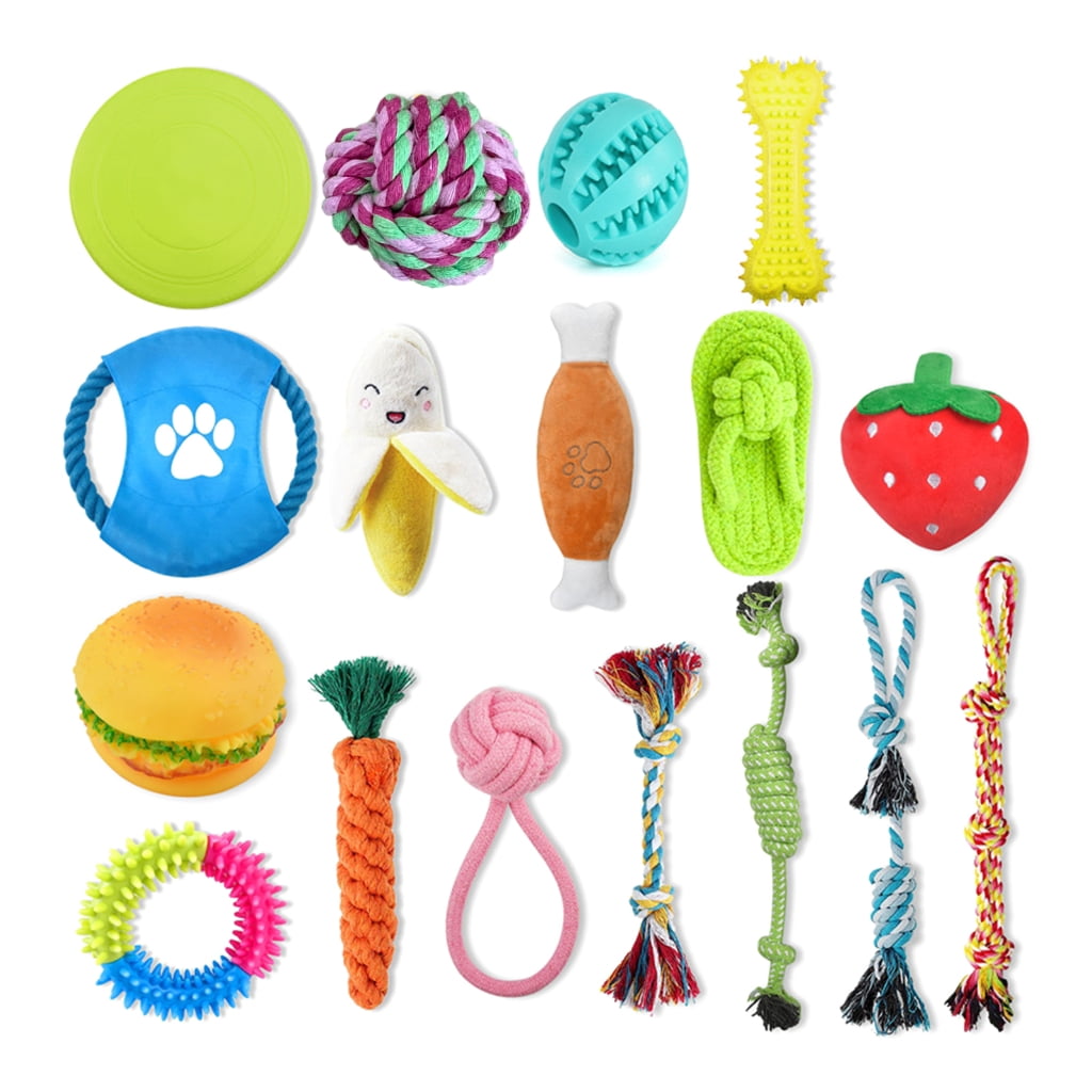 YIEMEEN Dogs Tossing Toy Cotton Rope Fetching for Pet Outdoor Chew Tug ...