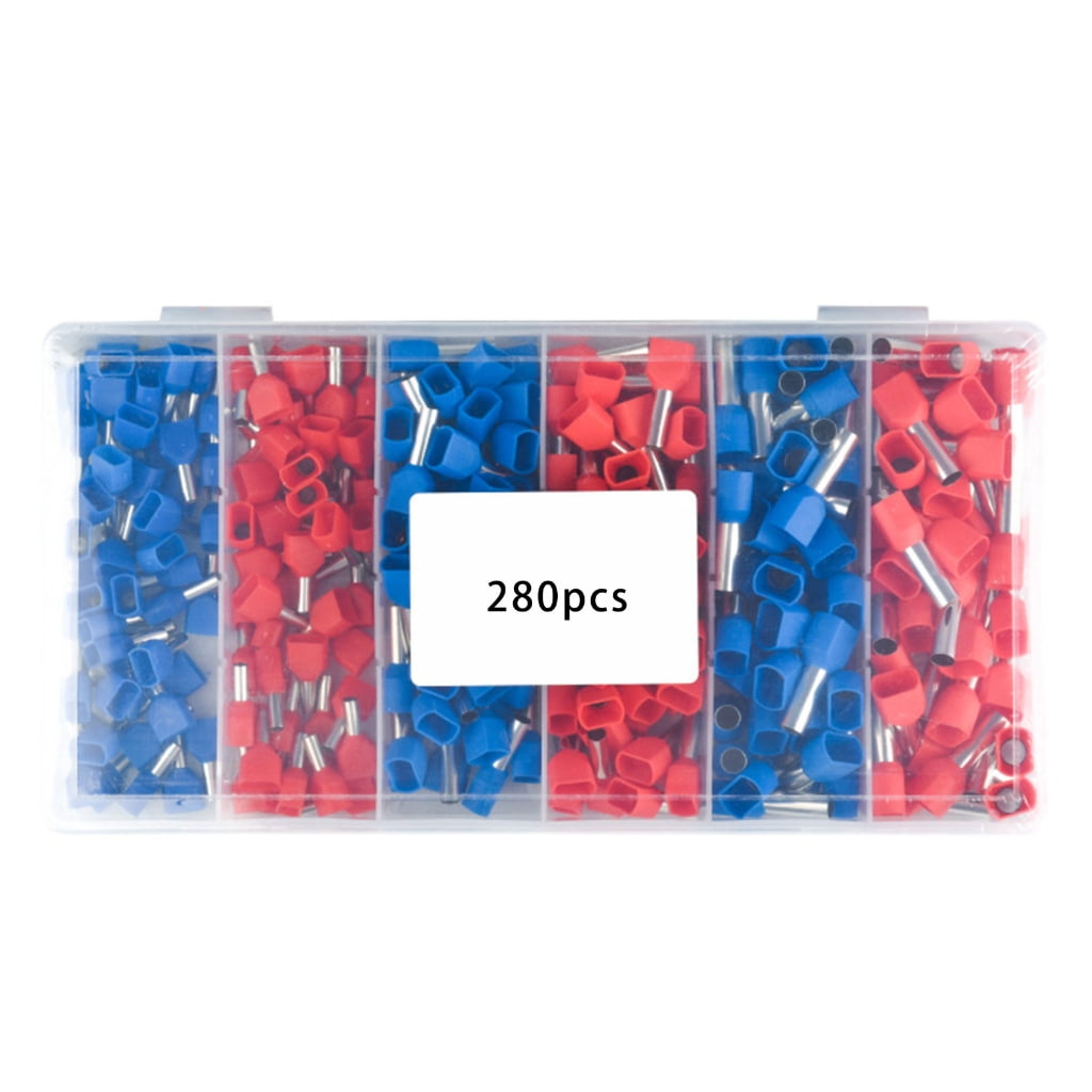 YIEMEEN Double Wire Ferrules Wire Ferrule Terminals Insulated Ferrule ...