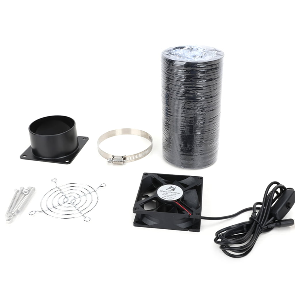 YIEMEEN Extractor Fan Pipe Duct Exhuast Fan Electric Ventilation Fan 3D ...