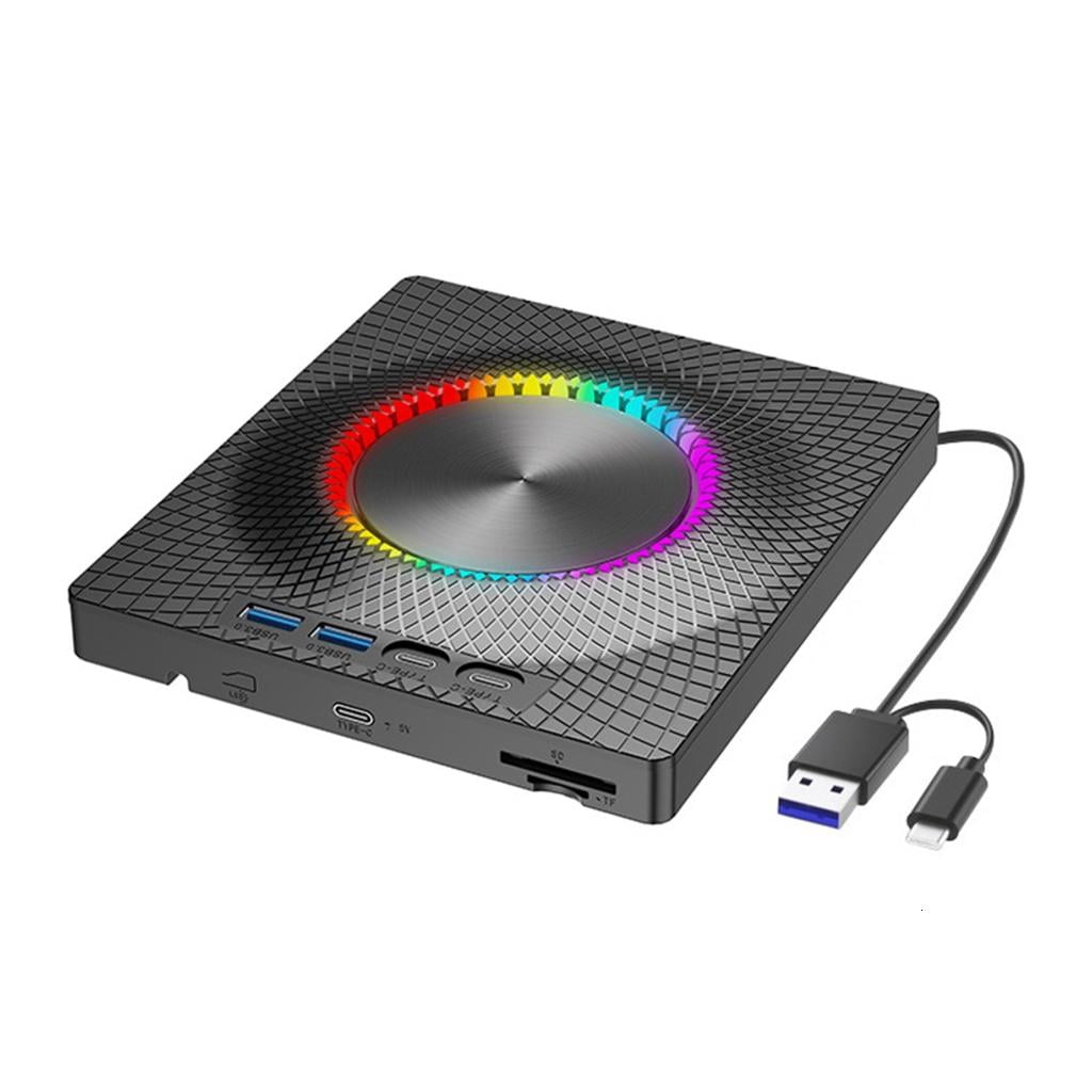 YIEMEEN Fast Speed External Disc Burning Featuring Type C and USB3.0 ...