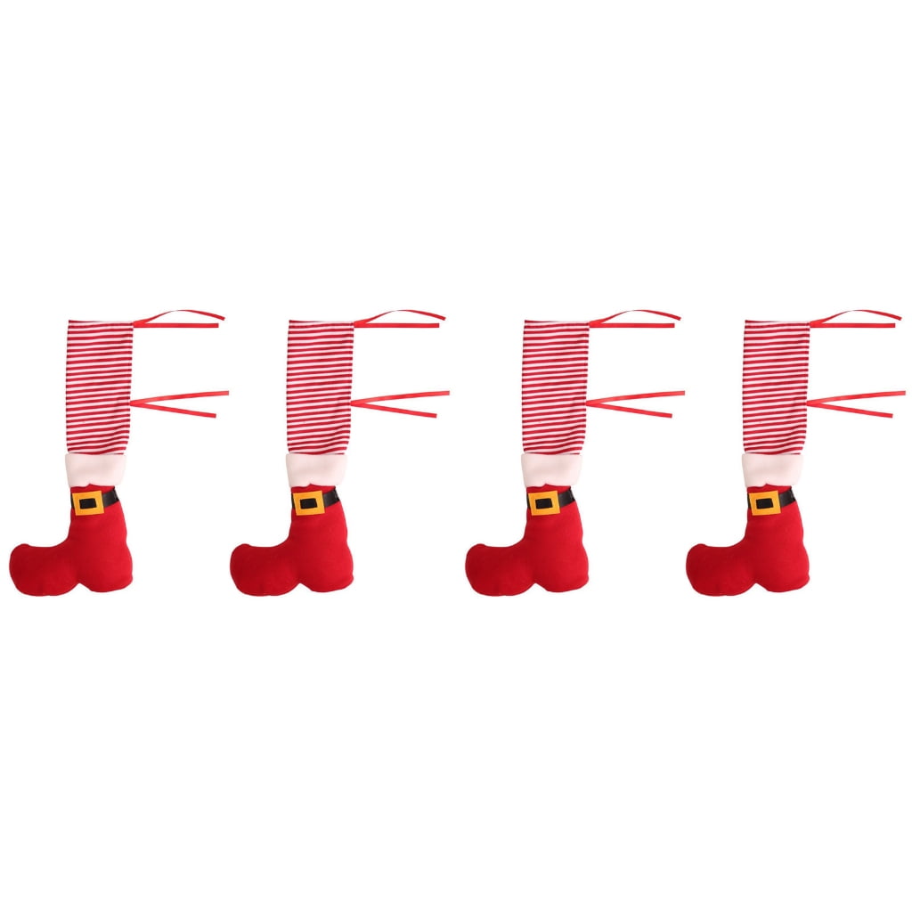 YIEMEEN Festives Table Leg Sleeves Noise Reducing Nonwoven Chair Leg ...