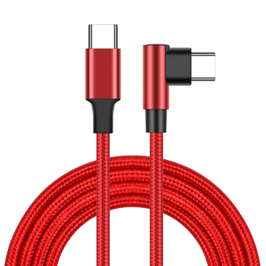 YIEMEEN Flexible USB C Charging Cable 60W Power Delivery Angled Design ...
