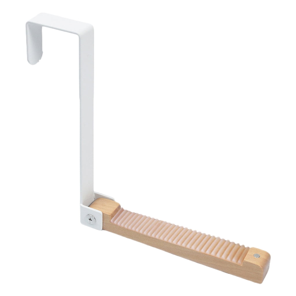 YIEMEEN Folding Over The Door Hook Organizers Space Saving Hanging Rack ...
