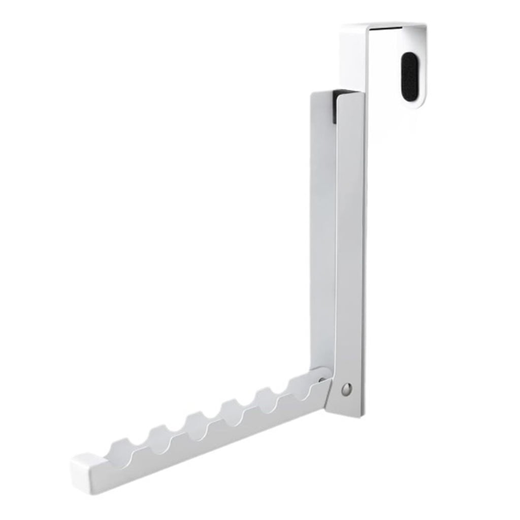 YIEMEEN Folding Over The Door Hook Organizers Space Saving Hanging Rack ...