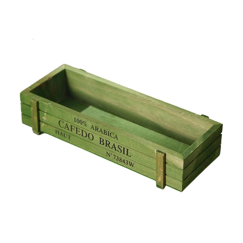 YIEMEEN Garden Plant Pot Decorative Vintage Succulents Boxes Crates ...