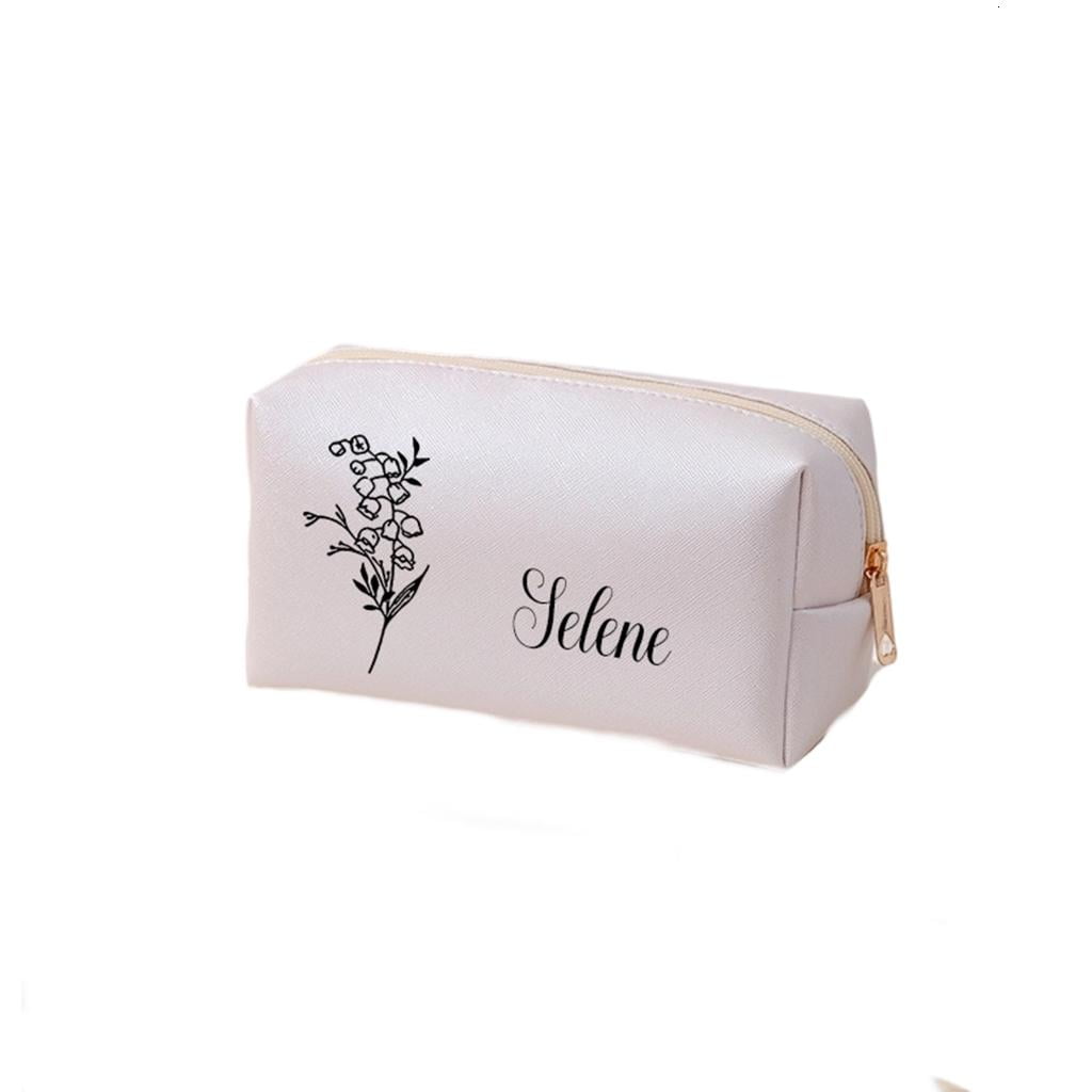 YIEMEEN Geometric Designs Makeup Case Leakproof Materials Easy Cleaning ...