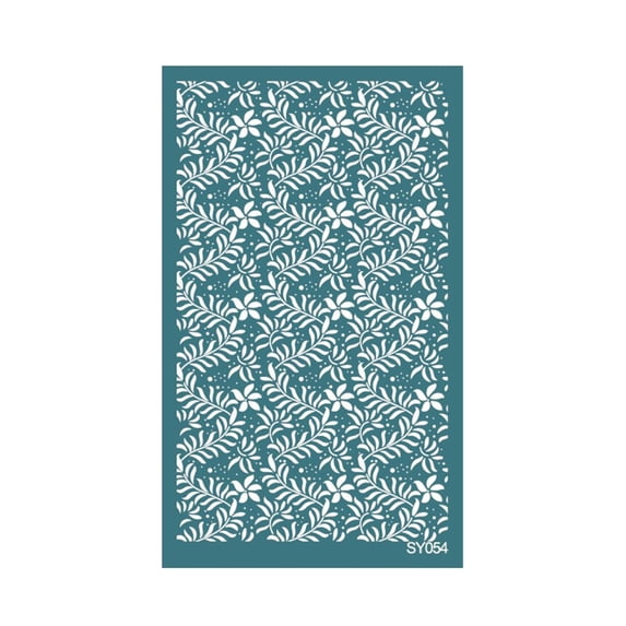 YIEMEEN Geometric Silk Screen Stencil for Printing on Clay Fabric Paper ...