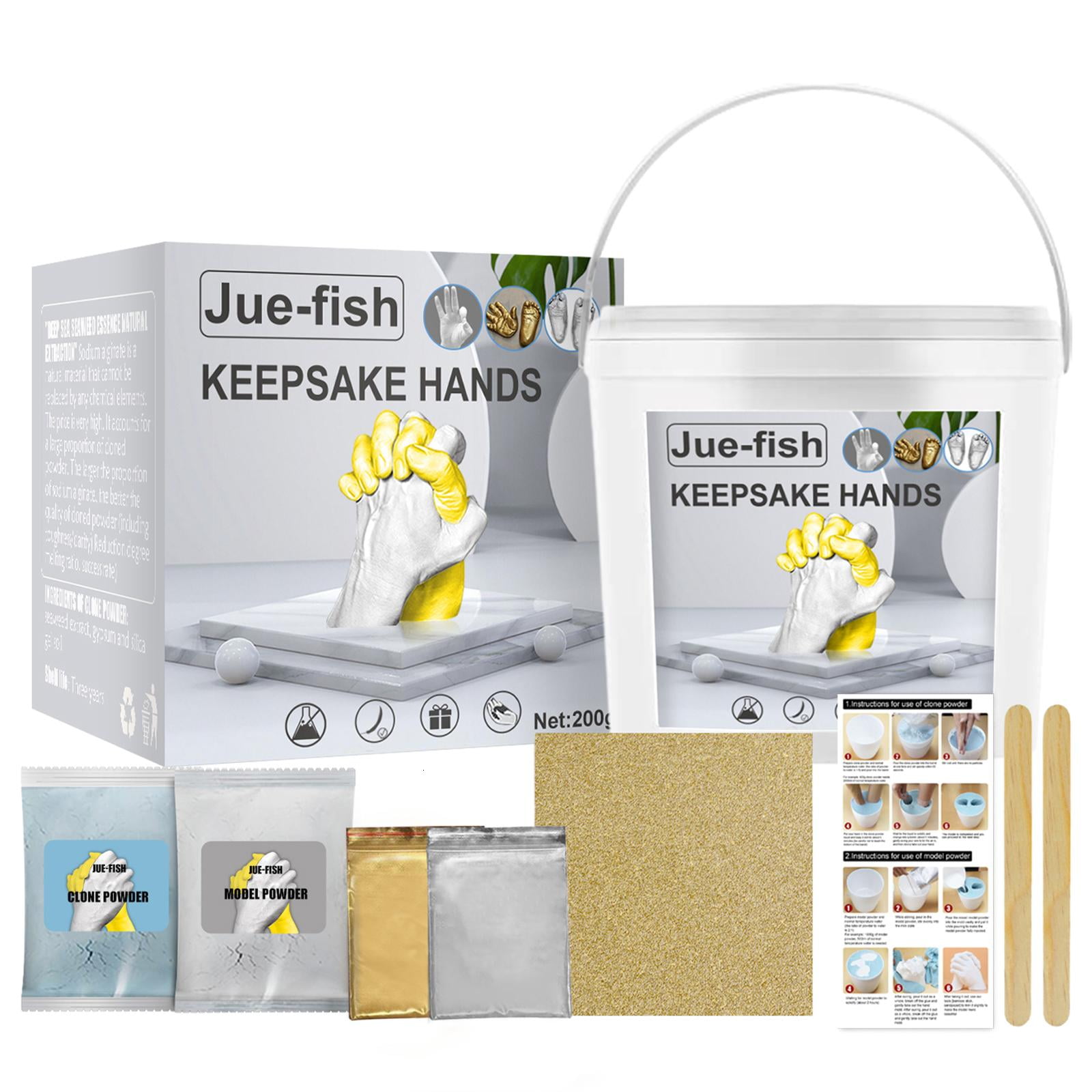 YIEMEEN Hand Casting Kits Molding Finish Tools Set Wedding Friends ...