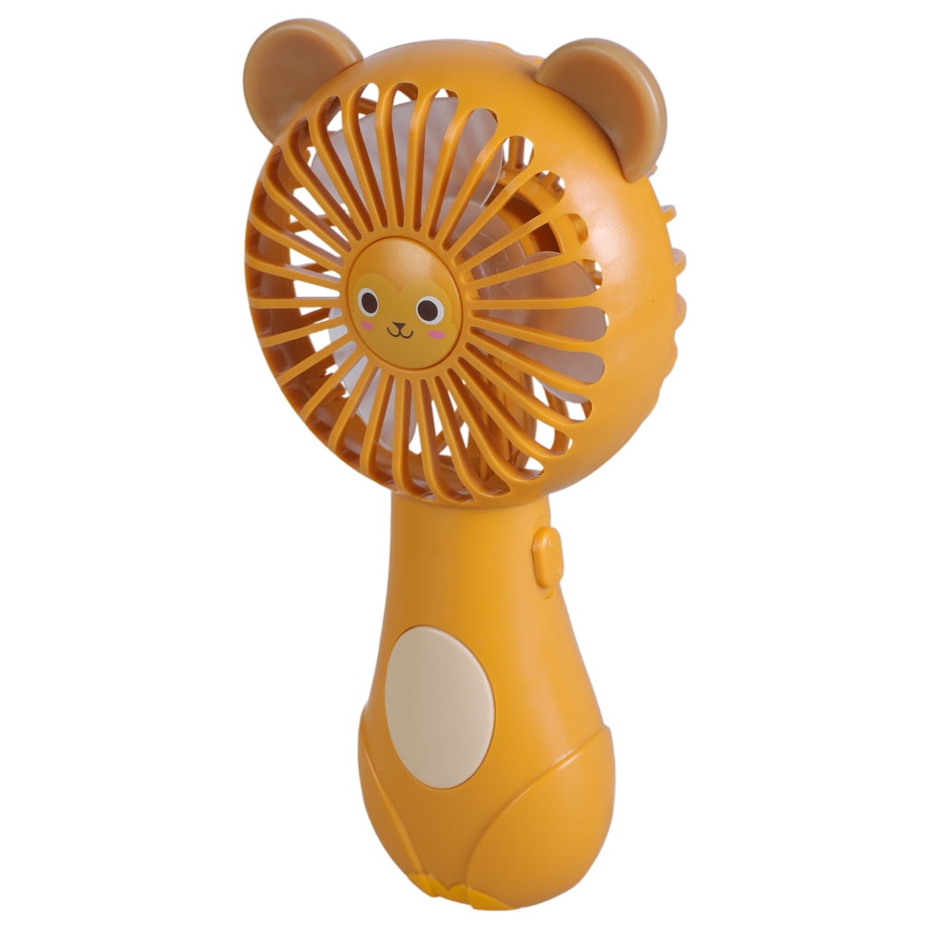 YIEMEEN Handheld Mini Fan AA-Battery Powered with Cute Ears Mute Home ...