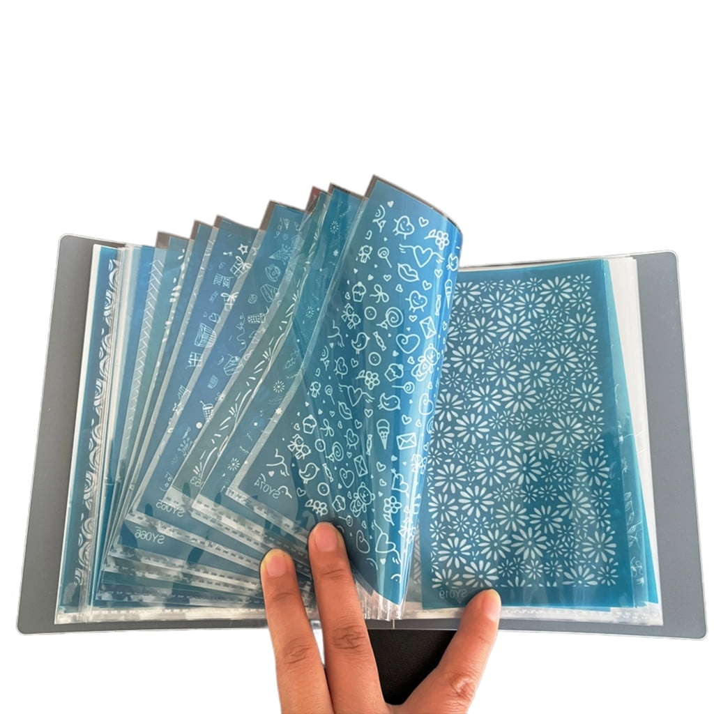 YIEMEEN Information File Book Folder with 40 Pocket Waterproof File ...