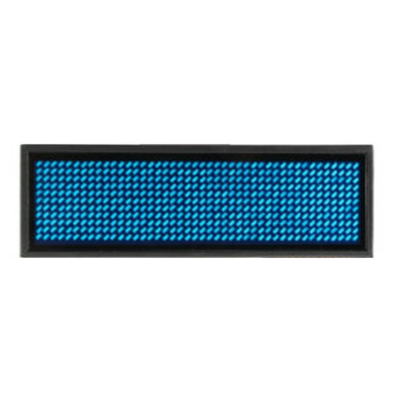 YIEMEEN LED Name Tag 44x11 Pixels Rechargeable LED Business Card Screen ...