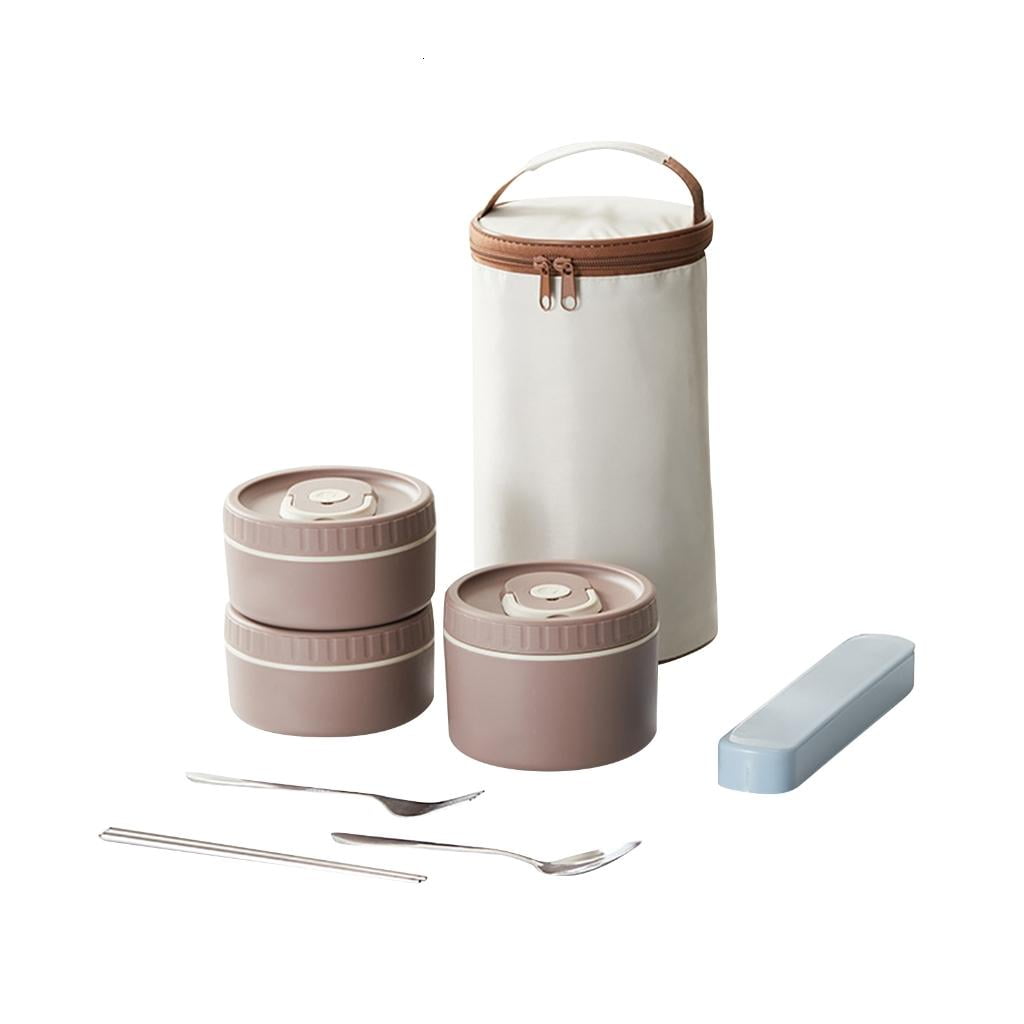 YIEMEEN Large Capacity Nonrust Steel Bentos Box With Removable Inner ...