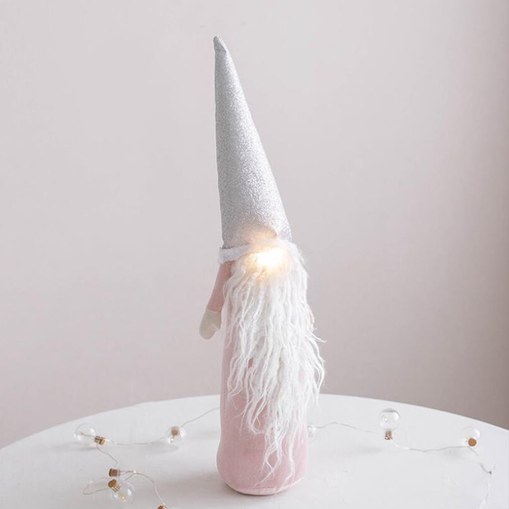YIEMEEN Long Leg Elf with Switch Button Battery Lighting Hanging Santa ...
