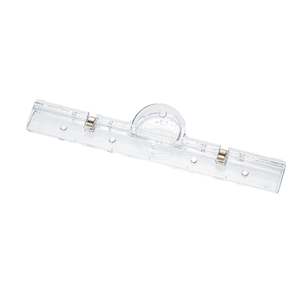 YIEMEEN Long Paper Clamp Clear Acrylics Magnetic Clip File Holder Clip ...