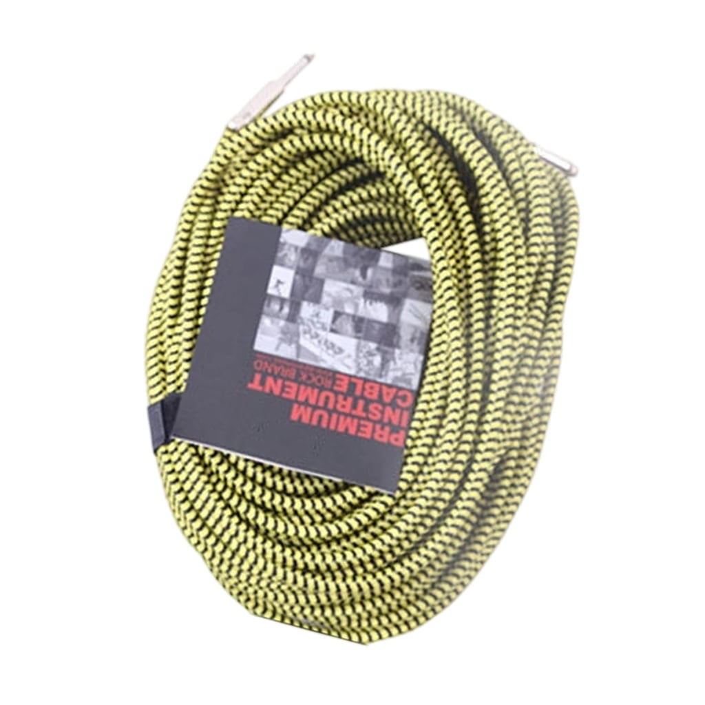 YIEMEEN Low Noise Guitar Instrument Cable Double Shielding PVC ...