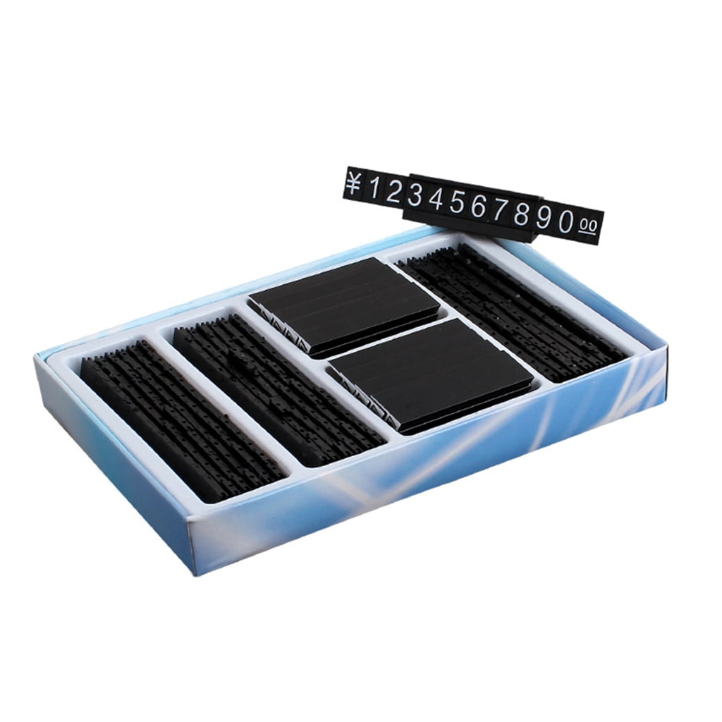 YIEMEEN Metal Number Price Tag Signs 1Box DIY Together Shopping Mall ...