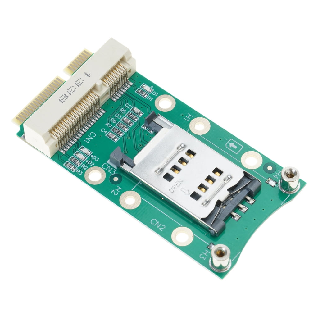 YIEMEEN Mini PCIE Adapter with Card Slot Mini PCIe Networking Card With ...